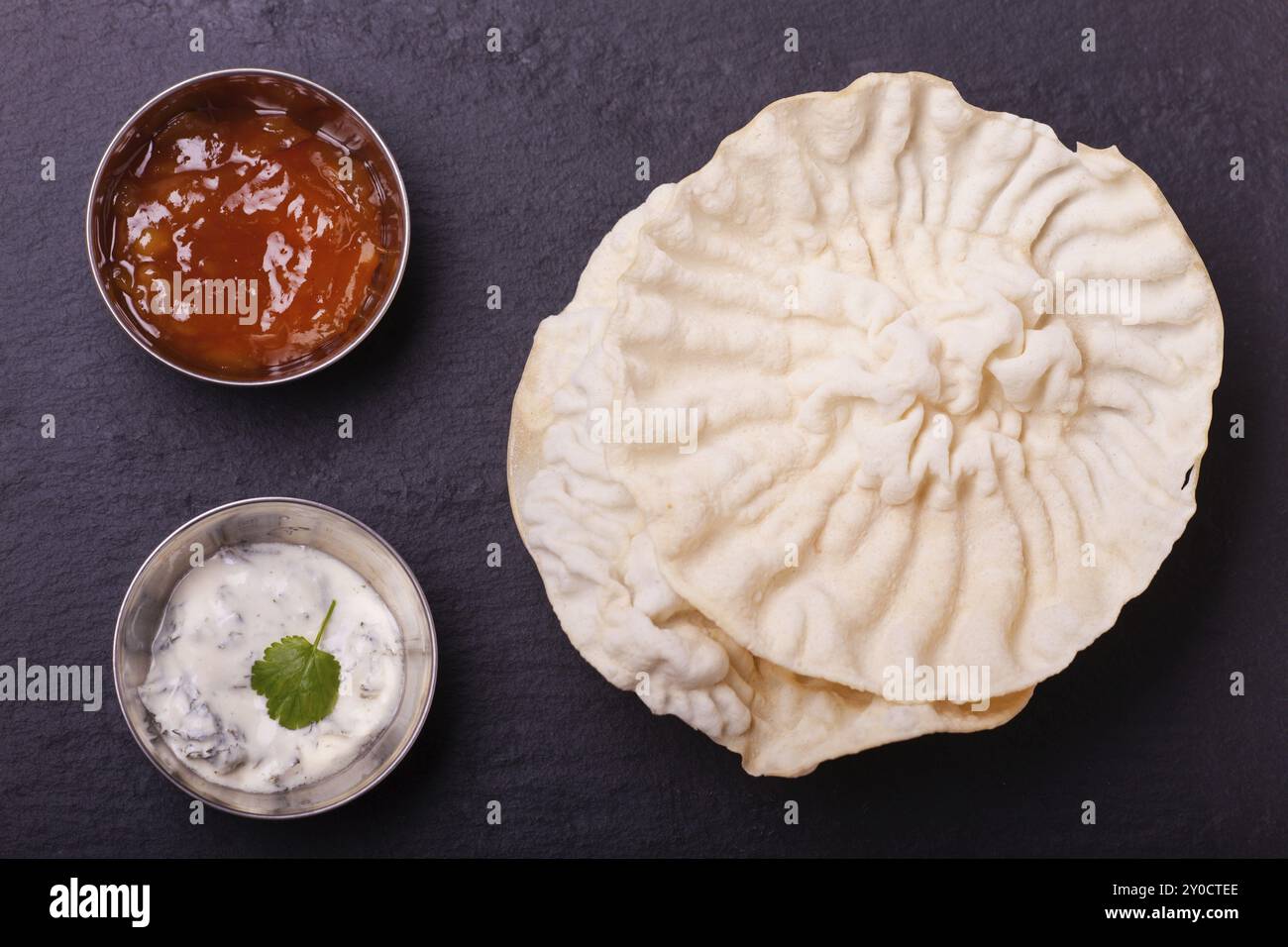 Chapati breads hi-res stock photography and images - Alamy
