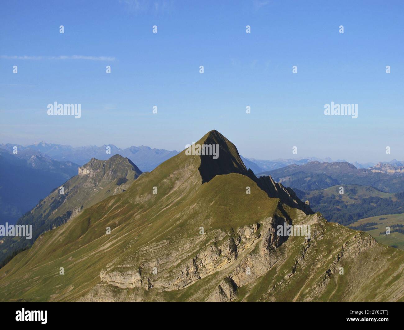 Sharp mountain ridge Stock Photo - Alamy
