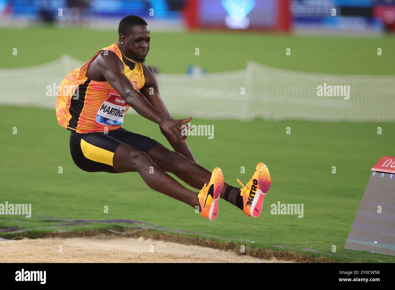 Rome, Italy 30.08.2024 : Lazaro MARTINEZ during TRIPLE JUMP MEN ...