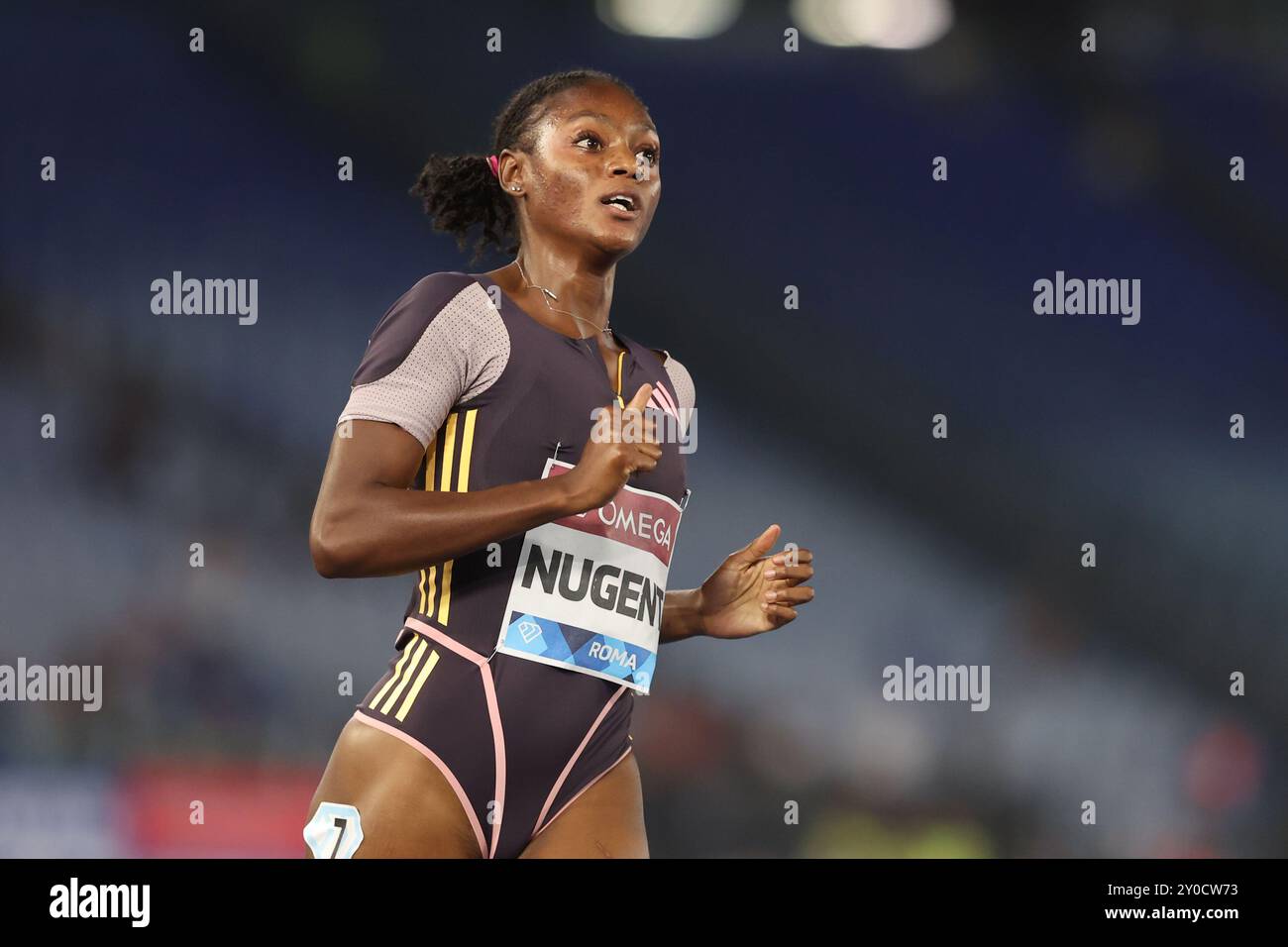 Rome, Italy 30.08.2024 : NUGENT Ackera win 100M HURDLES WOMEN in ...