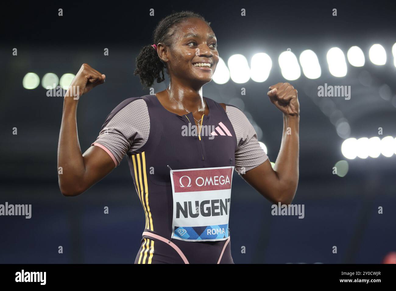 Rome, Italy 30.08.2024 : NUGENT Ackera win 100M HURDLES WOMEN in ...