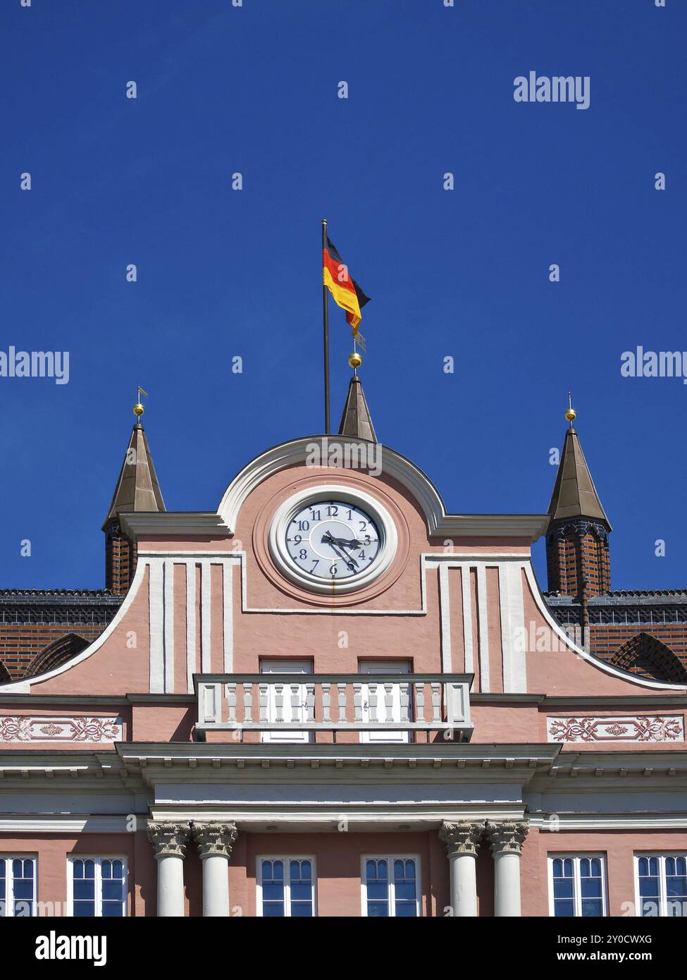 The town hall of the Hanseatic city of Rostock Stock Photo - Alamy