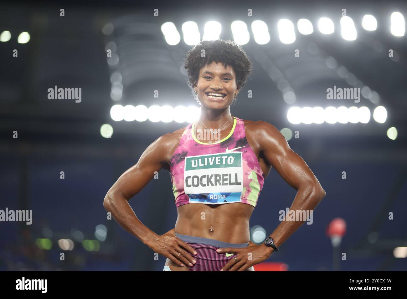 Rome, Italy 30.08.2024 : Anna COCKRELL win 400M HURDLES WOMEN during ...