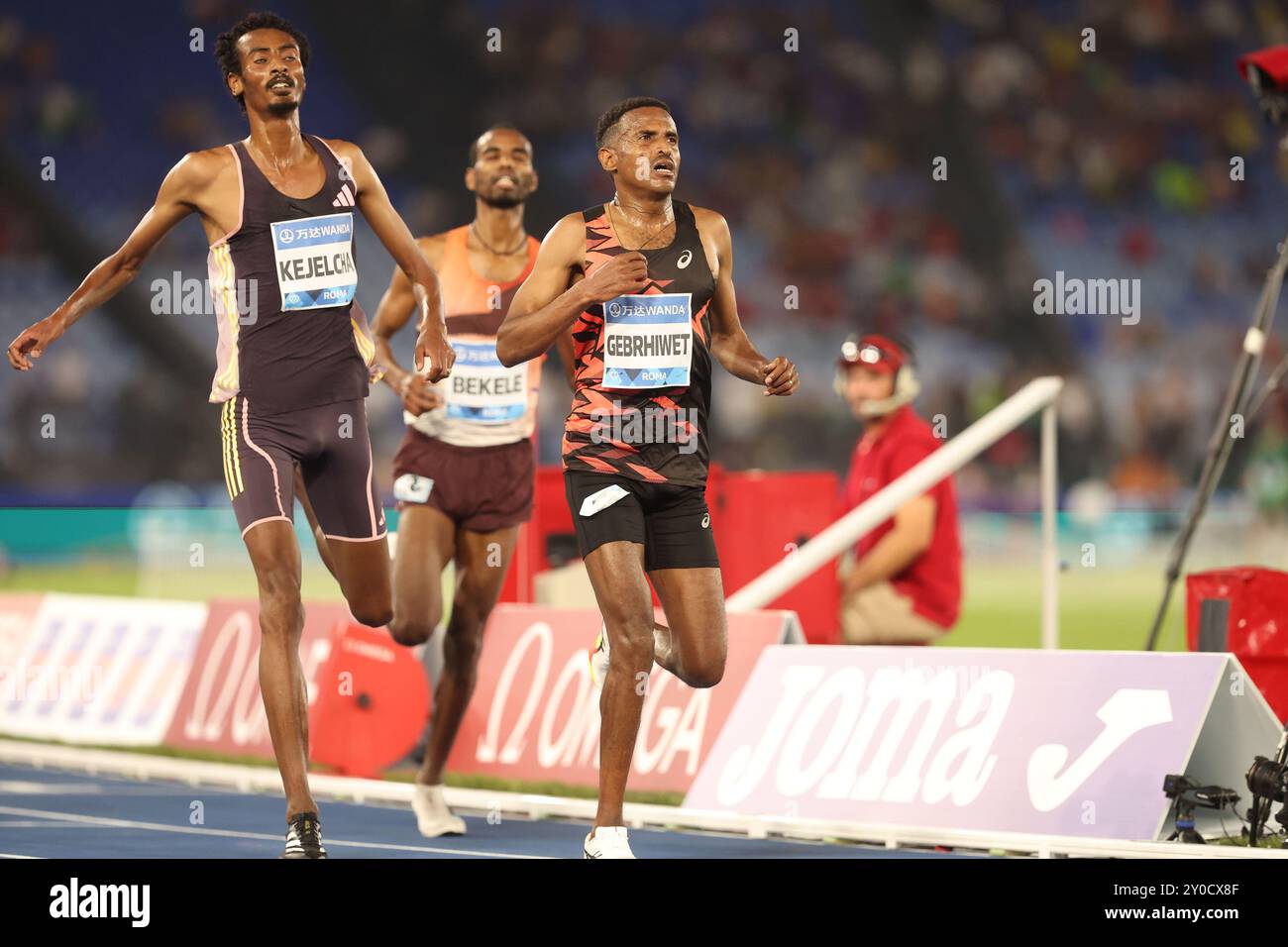 Rome, Italy 30.08.2024 : GEBRHIWET Hagos win 5000M MEN during athletic ...