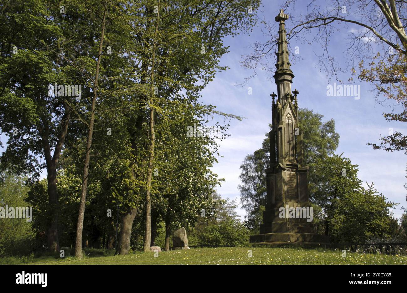 Engelbert-Kaempfer monument in Lemgo Stock Photo - Alamy