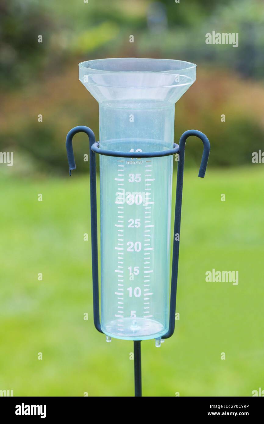 Empty water meter outdoors in backyard Stock Photo - Alamy