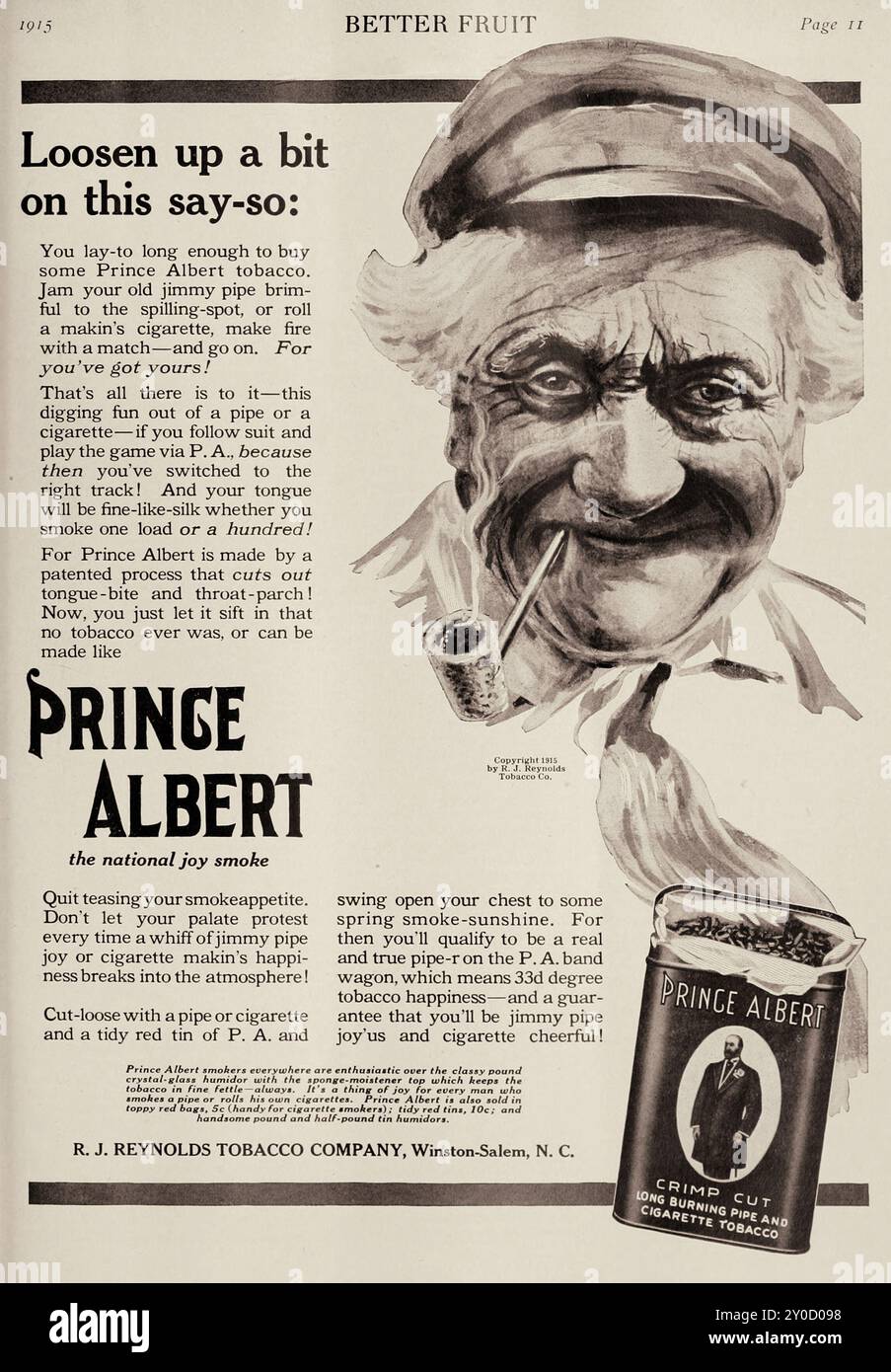 Ad in BETTER FRUIT magazine - Loosen up a bit on this say-so- You lay ...