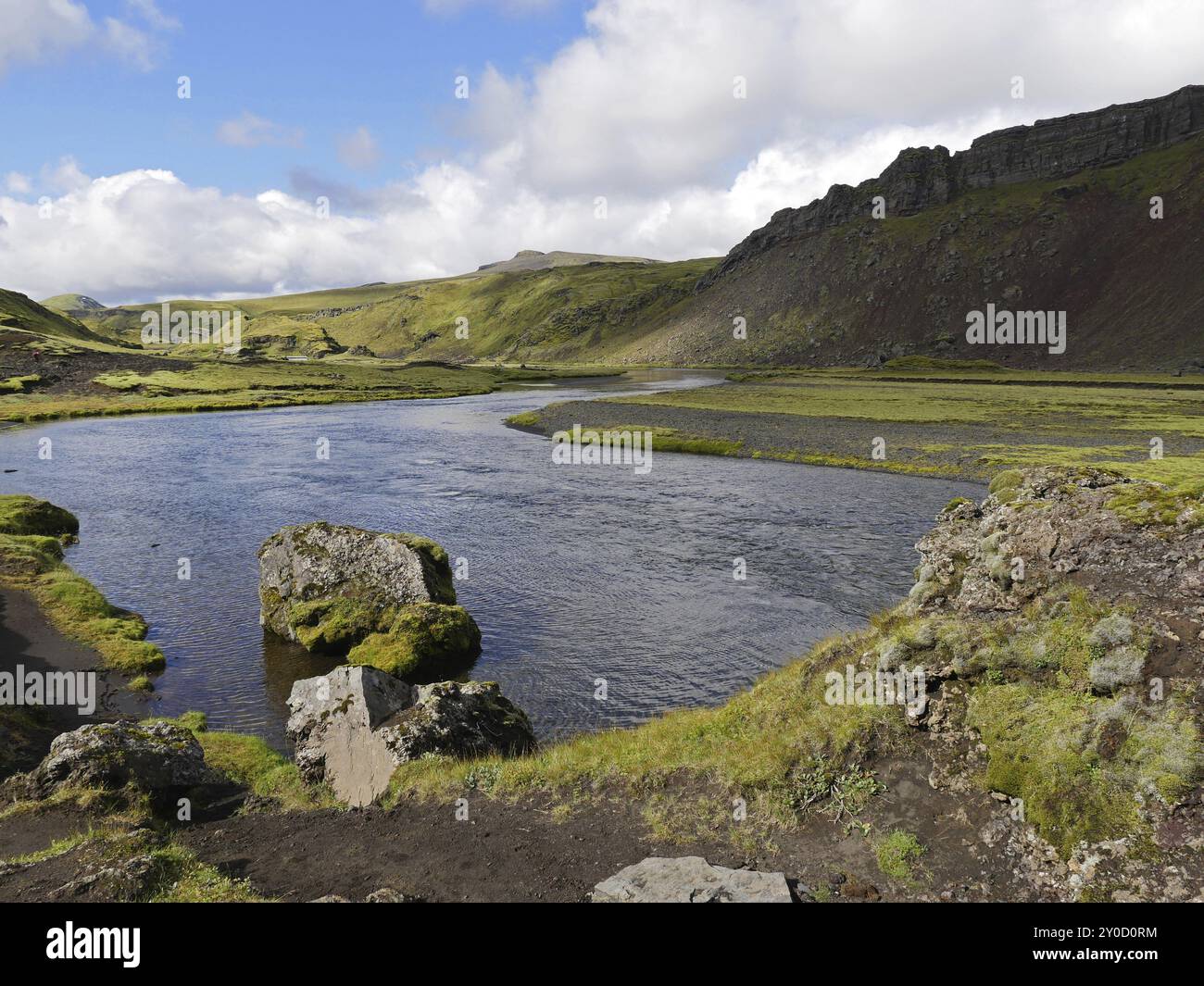 The Eldgja fire fissure in the south of Iceland Stock Photo - Alamy