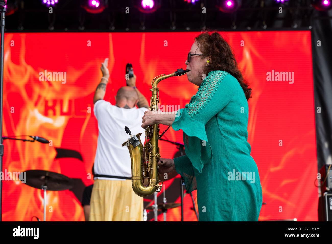 Seattle, USA. 1 Sep, 2024. Kultur Shock performing at the Fountain ...