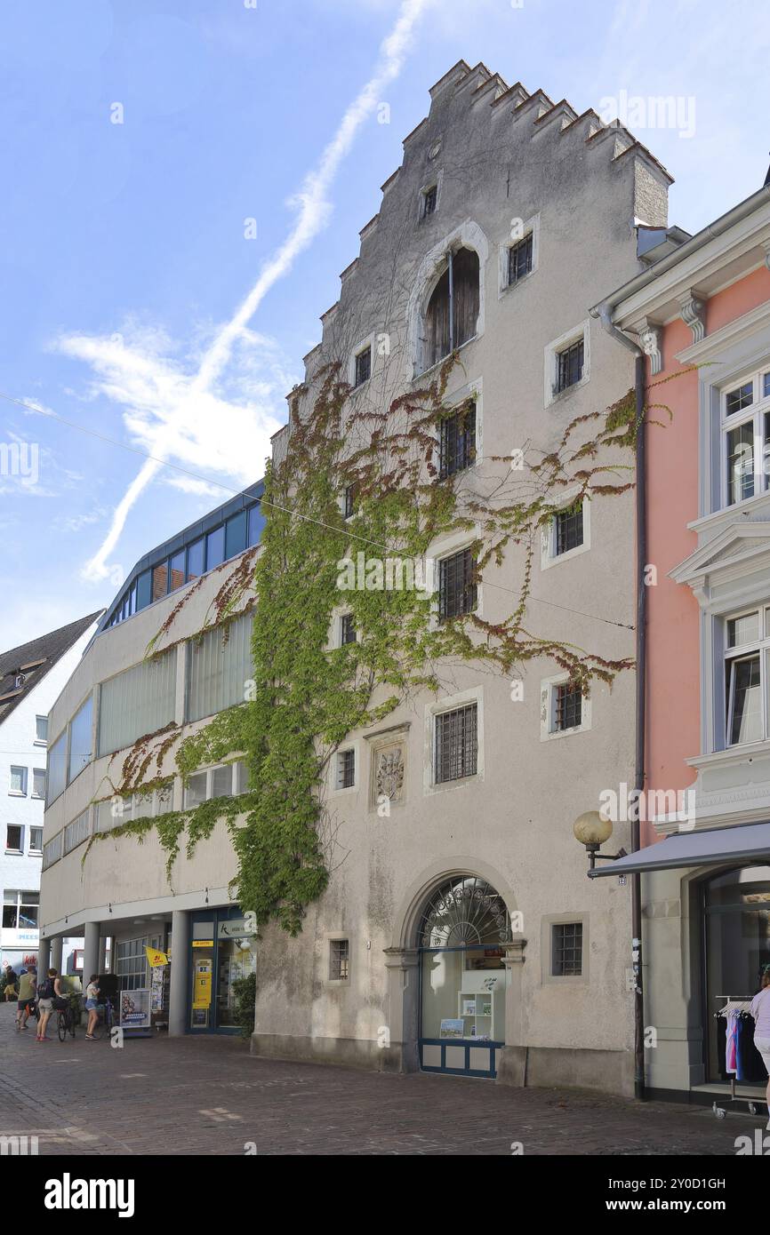Historic high house built in the 13th century with stepped gable ...