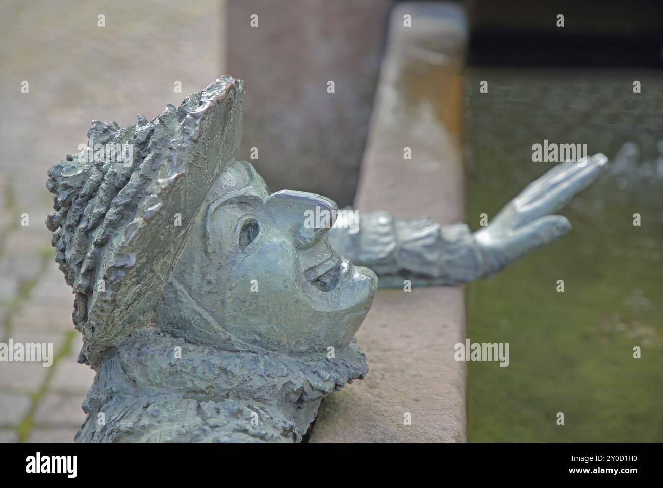 Fool's fountain by Walter Haaf 1971, carnival fountain, Swabian ...