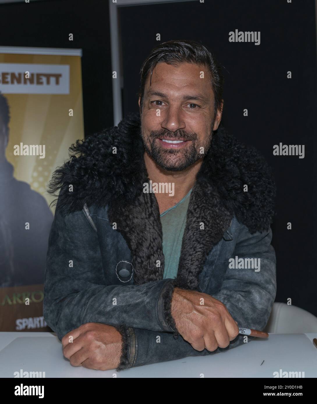 DORTMUND, GERMANY, December 8th 2019: Manu Bennett (*1969, New Zealand actor, Arrow, The ...