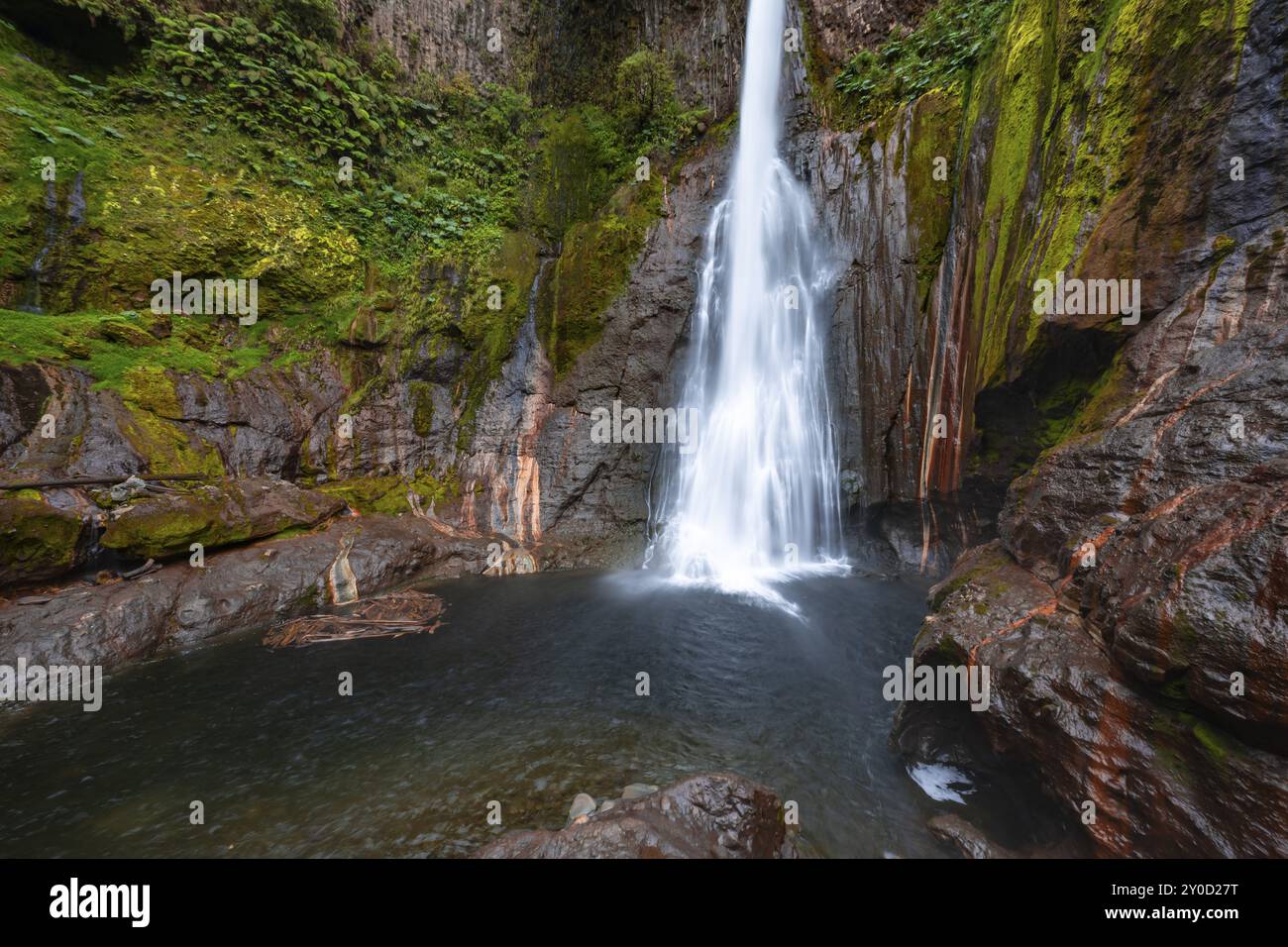 Catarata del Toro waterfall, long exposure, Alajuela province, Costa ...
