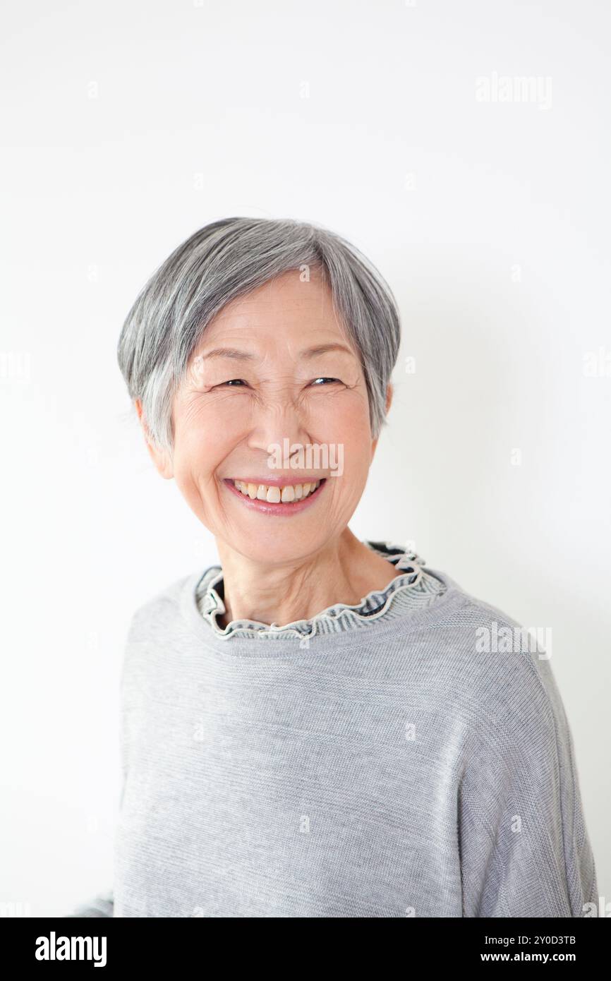 Senior womans face hi-res stock photography and images - Alamy