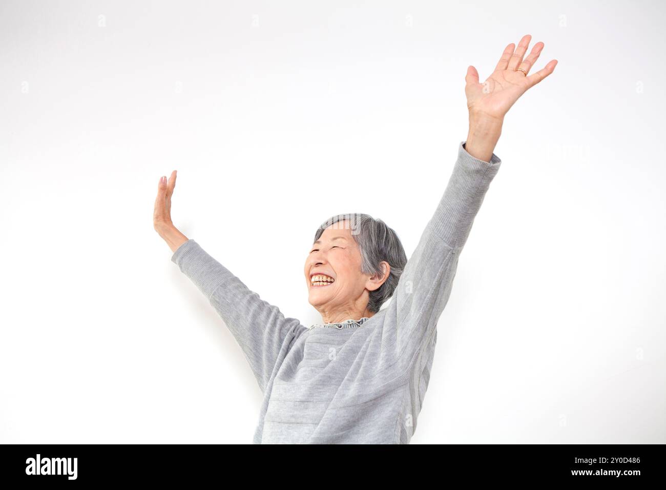 Celebratory pose hi-res stock photography and images - Alamy