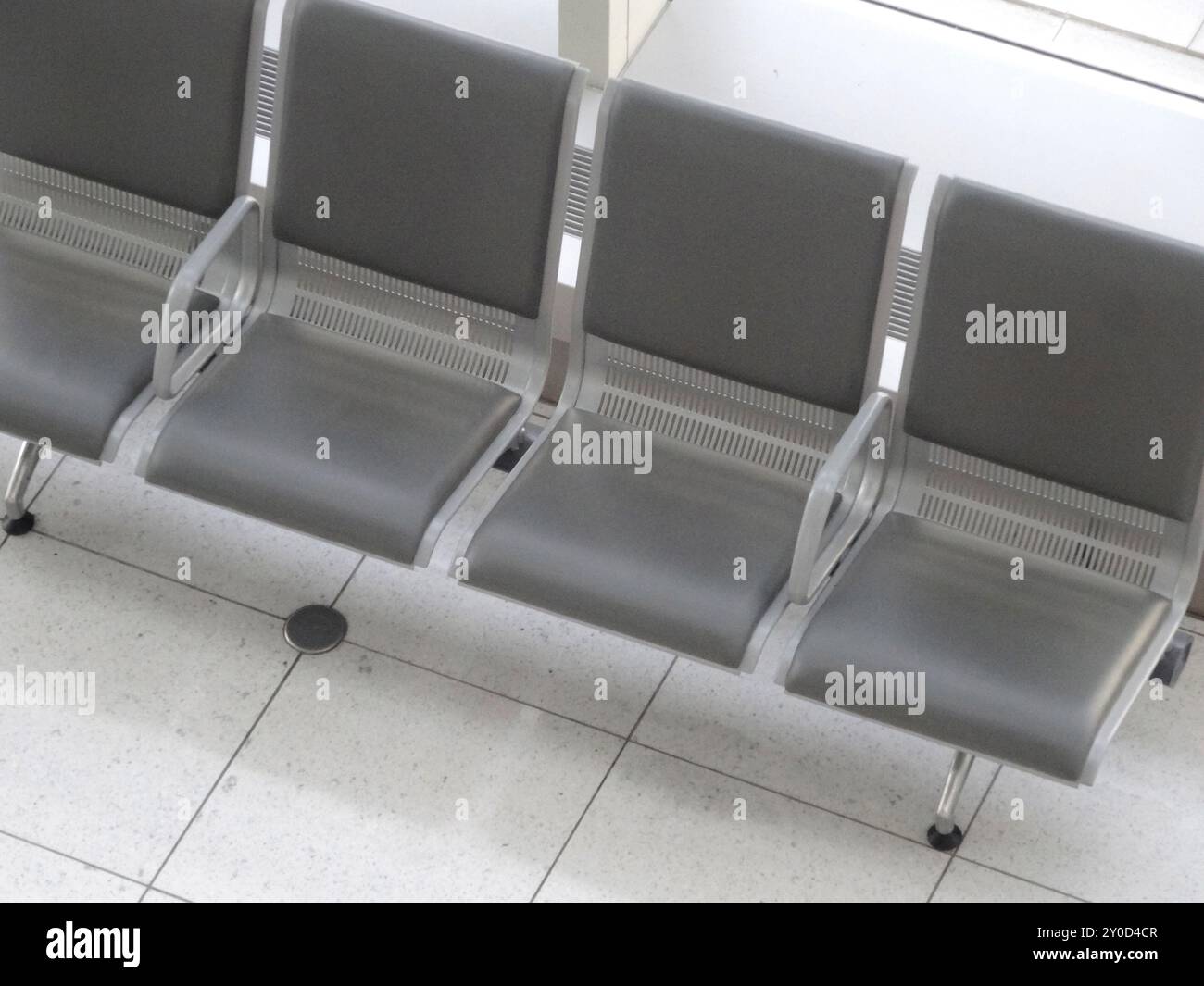 Bench in the lobby Stock Photo - Alamy