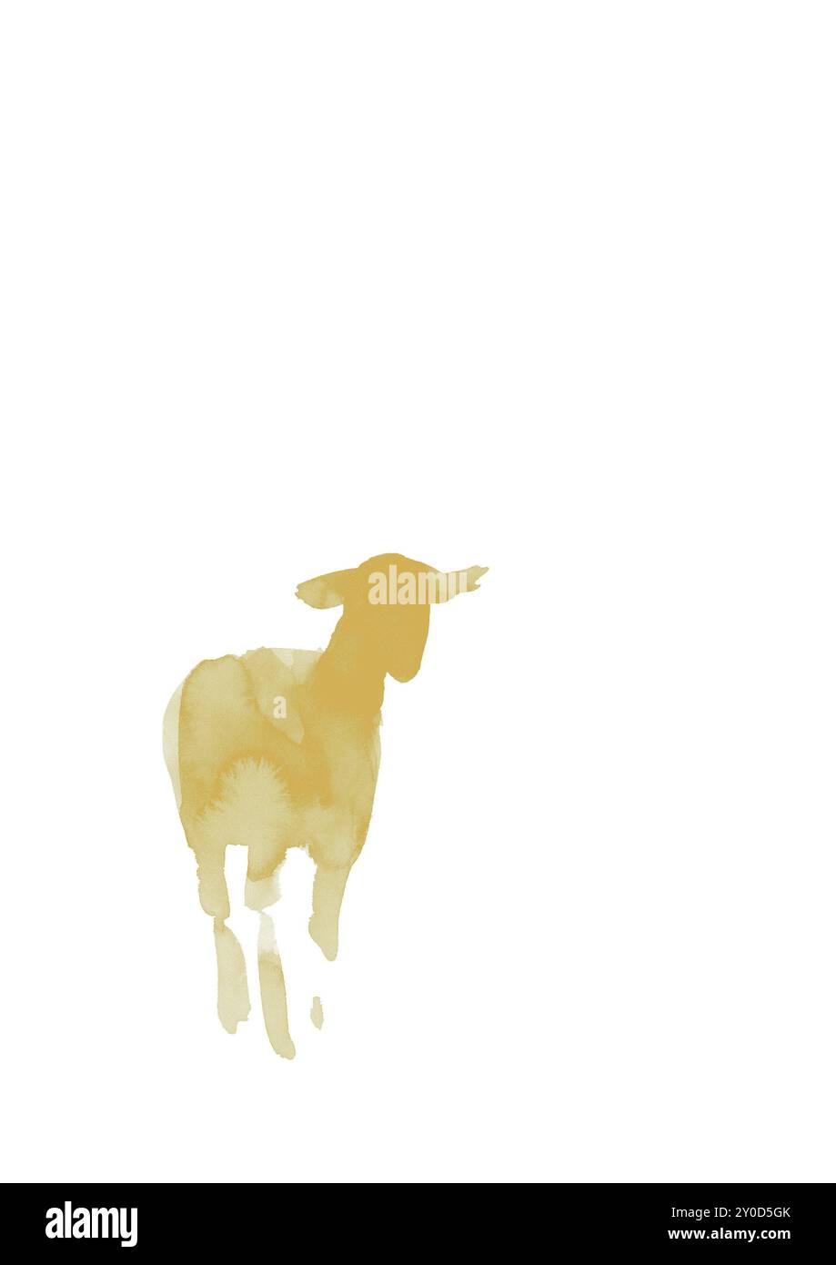 A plain sheep standing from the left Stock Photo - Alamy