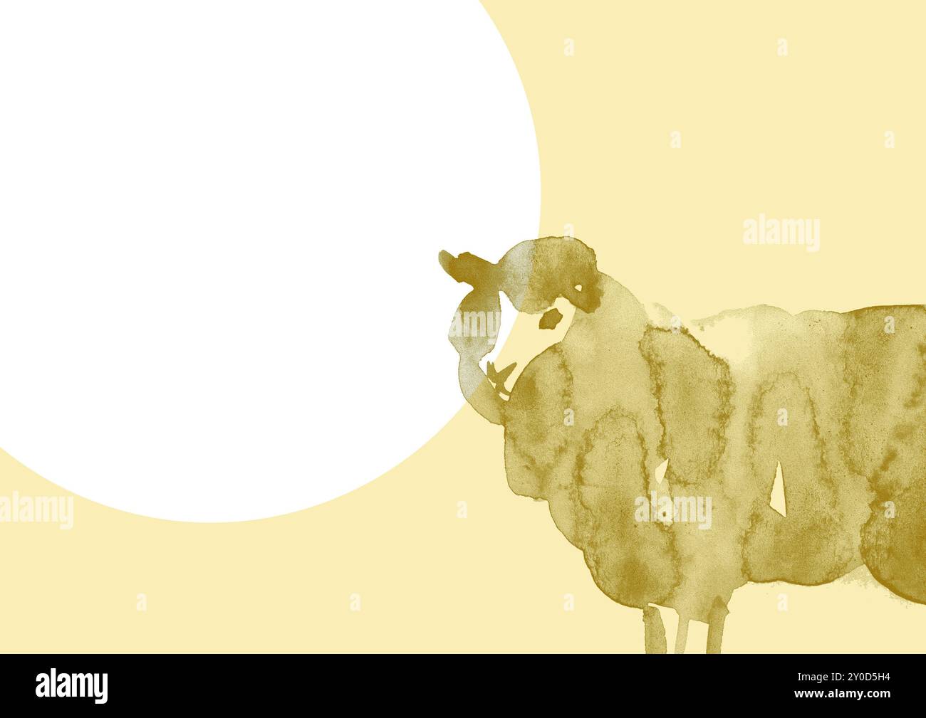 Circular and sheep Stock Photo - Alamy