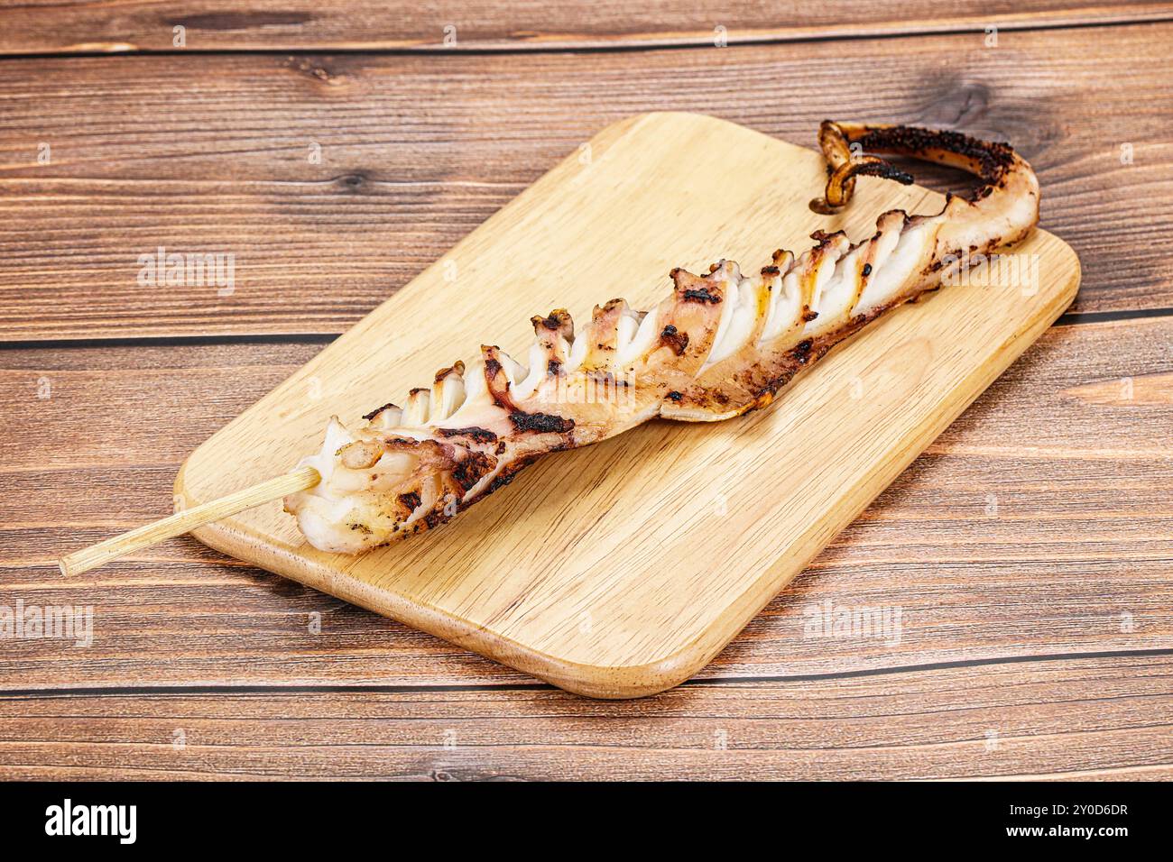 Delicous tasty Grilled octopus tentacle snack Stock Photo - Alamy