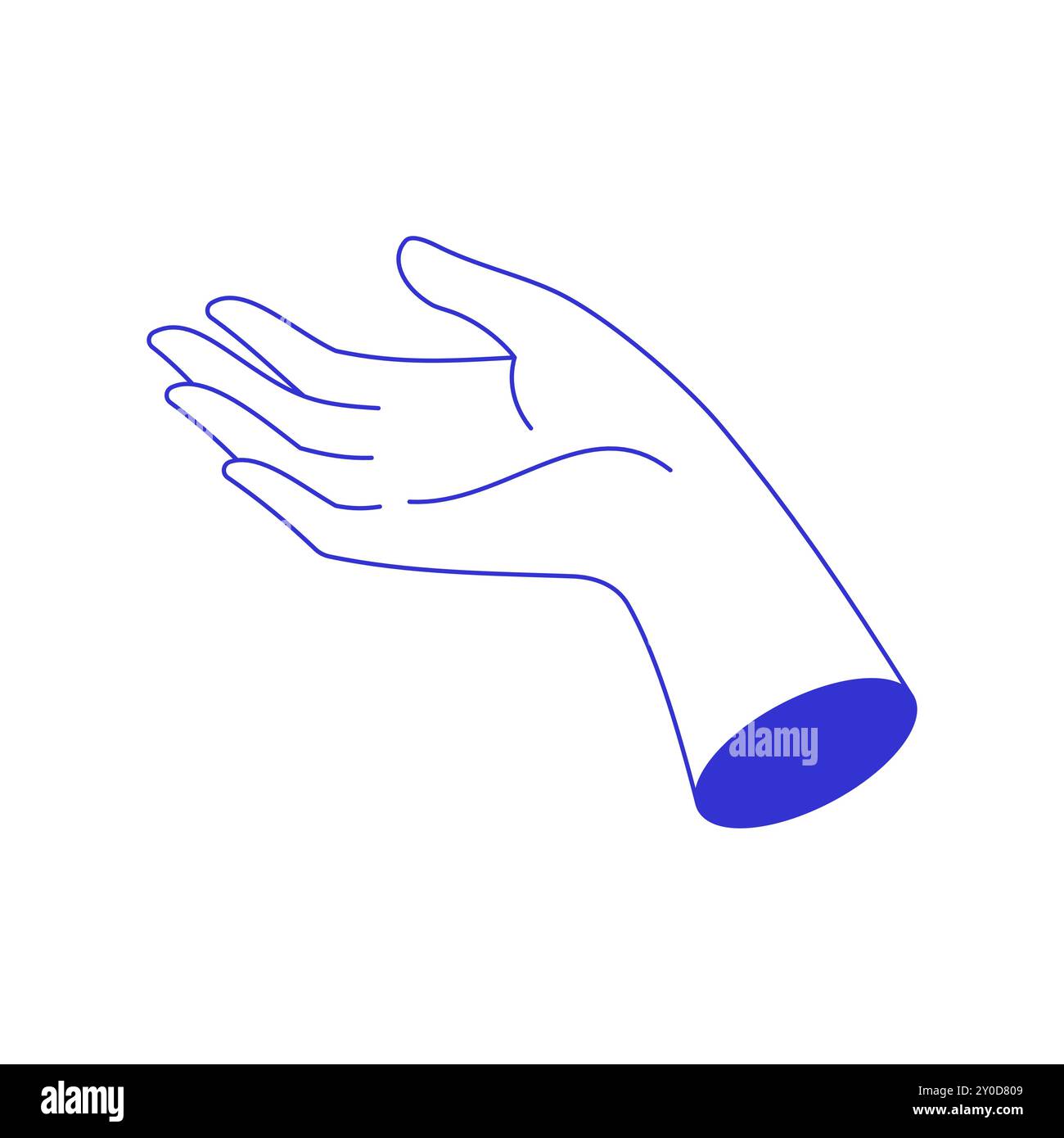 Giving gesture icon outline Stock Vector Images - Alamy