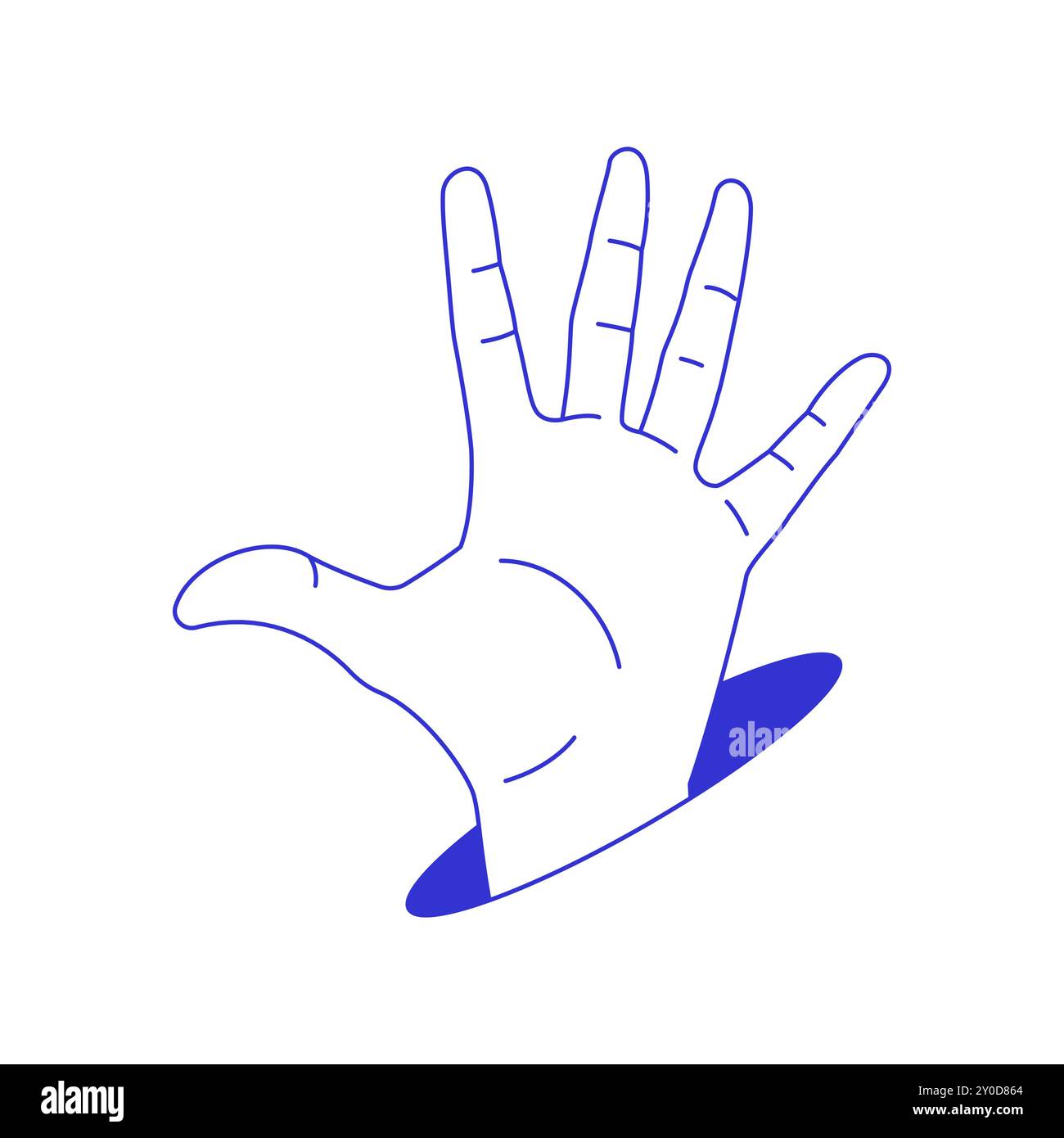 Hole hand hi Stock Vector Images - Alamy