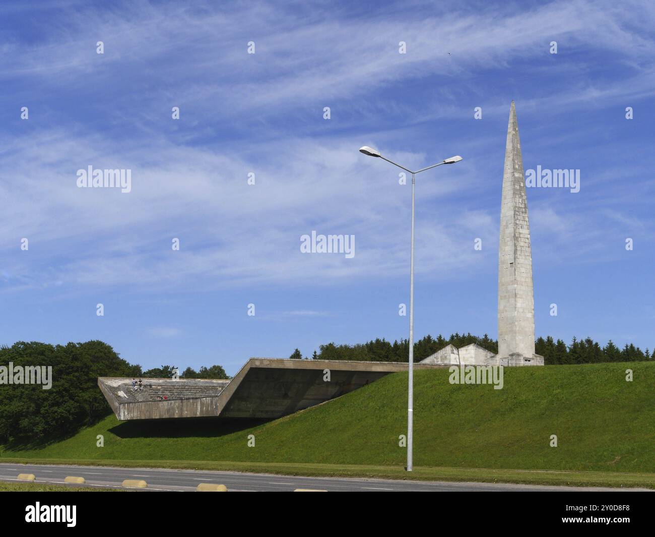 The memorial to the fallen soldiers of the Second World War is a large ...