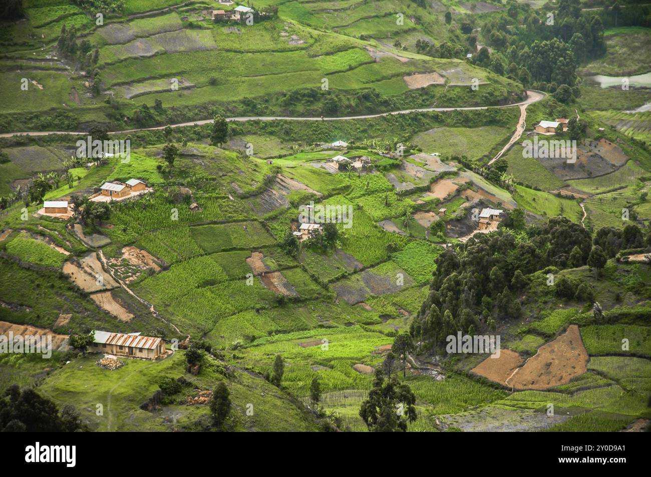 The hills and the valleys of Kabale Highland District in Southern ...