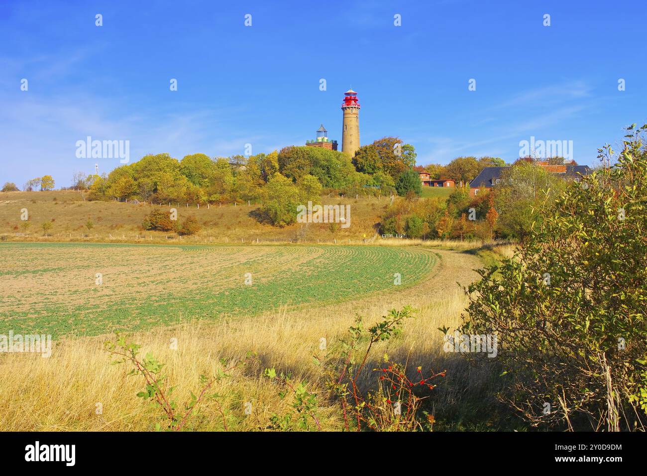 Lighthouse Cape Arkona, Ruegen Island in Germany, lighthouse Cape ...
