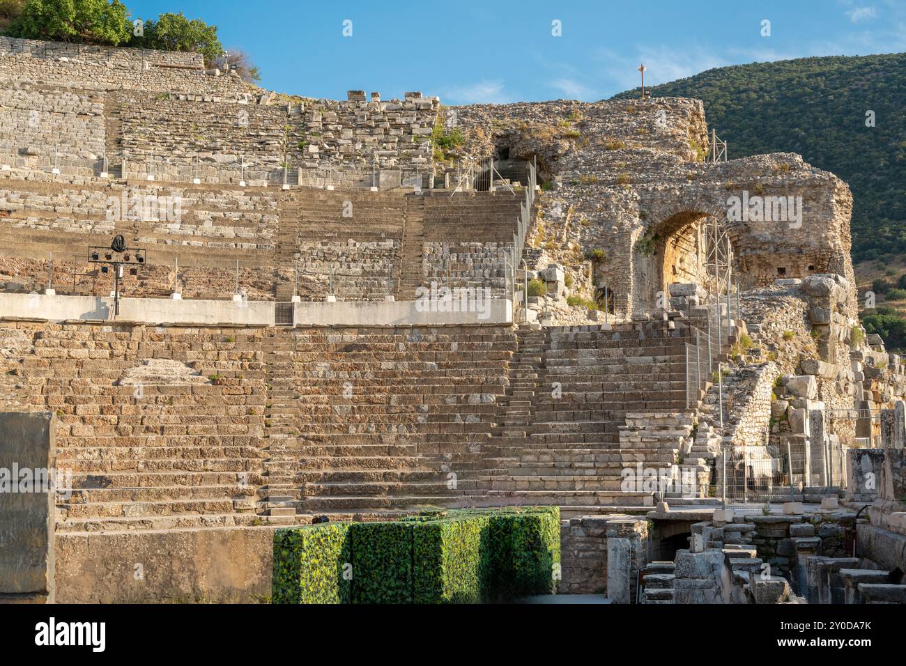 Celsus library in the Ancient City of Ephesus with its magnificent view ...