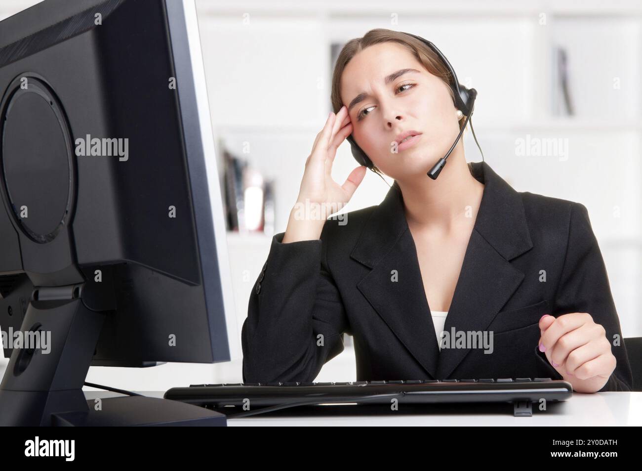 Corporate woman talking over hi-res stock photography and images - Alamy