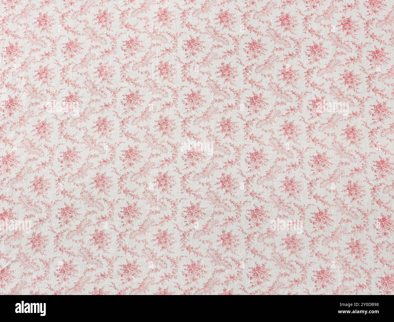 Fabric of pink flower print Stock Photo - Alamy