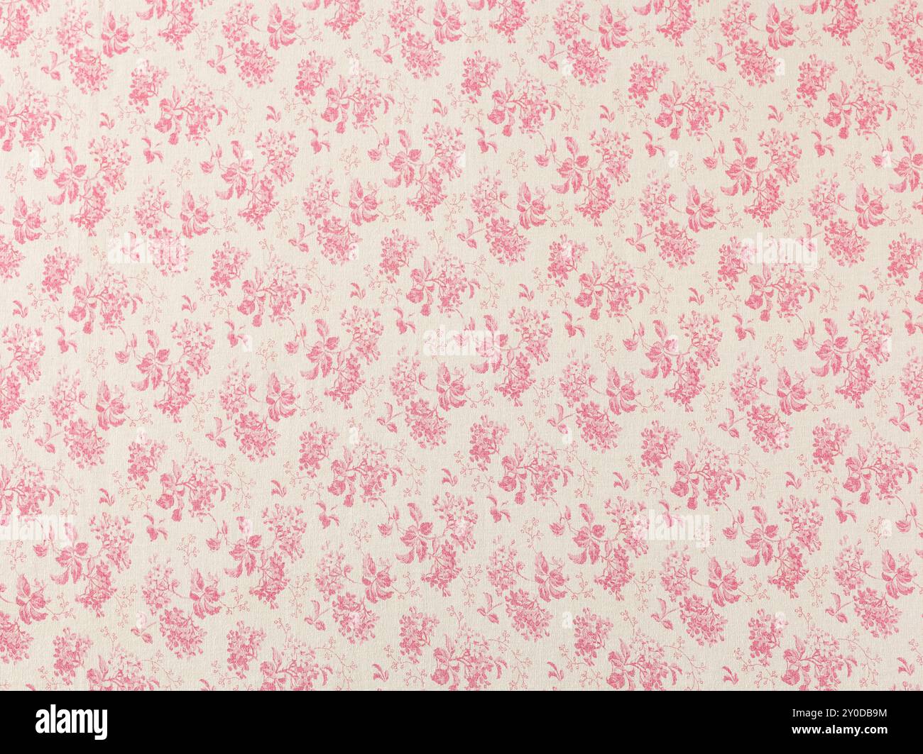 Fabric of pink flower print Stock Photo - Alamy