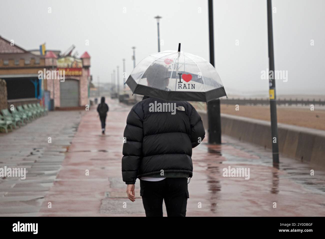 Portobello, Edinburgh, Scotland, UK. 2 September 2024. Heavy Rain ...