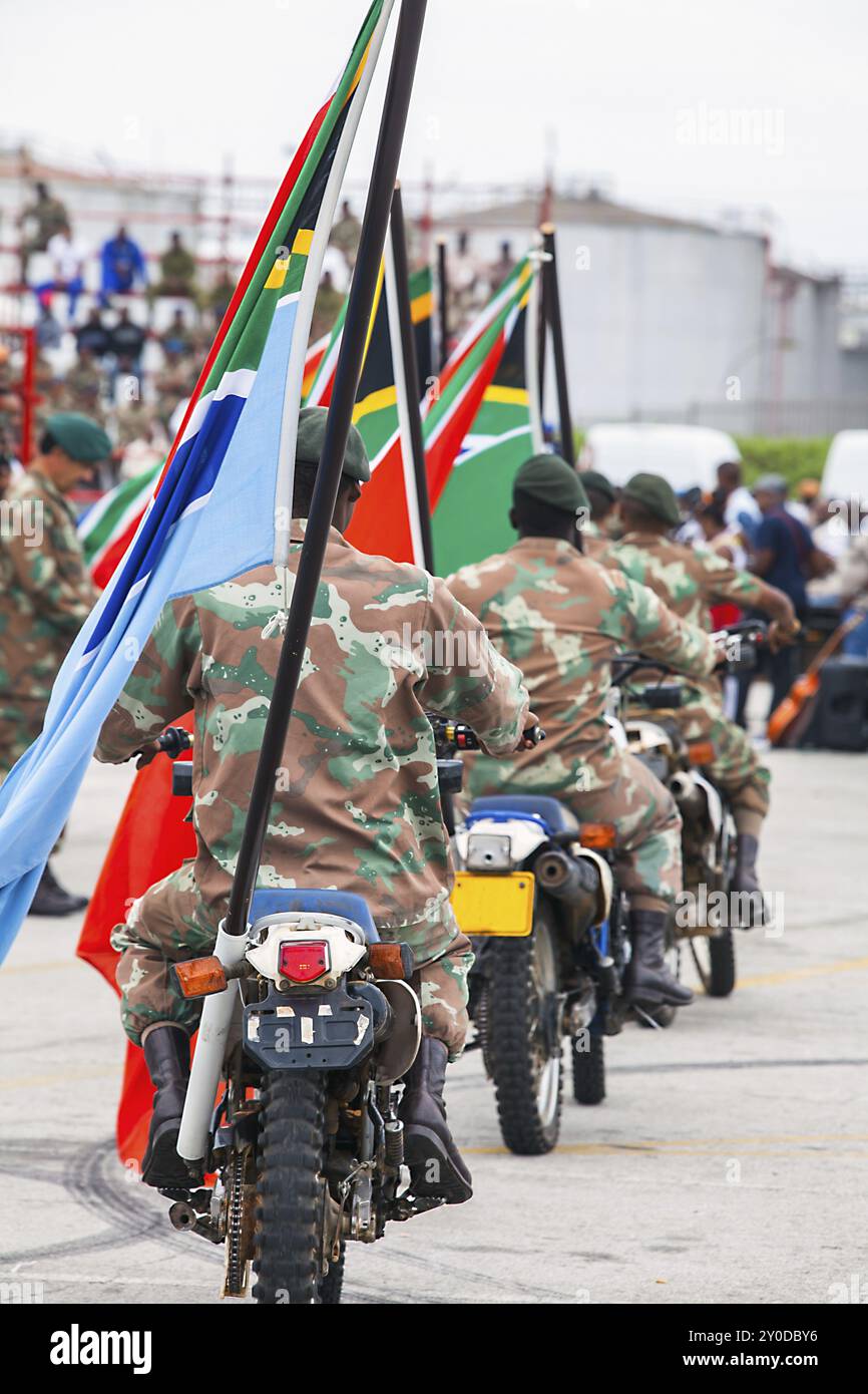 Military parade in Port Elizabeth South Africa Stock Photo - Alamy