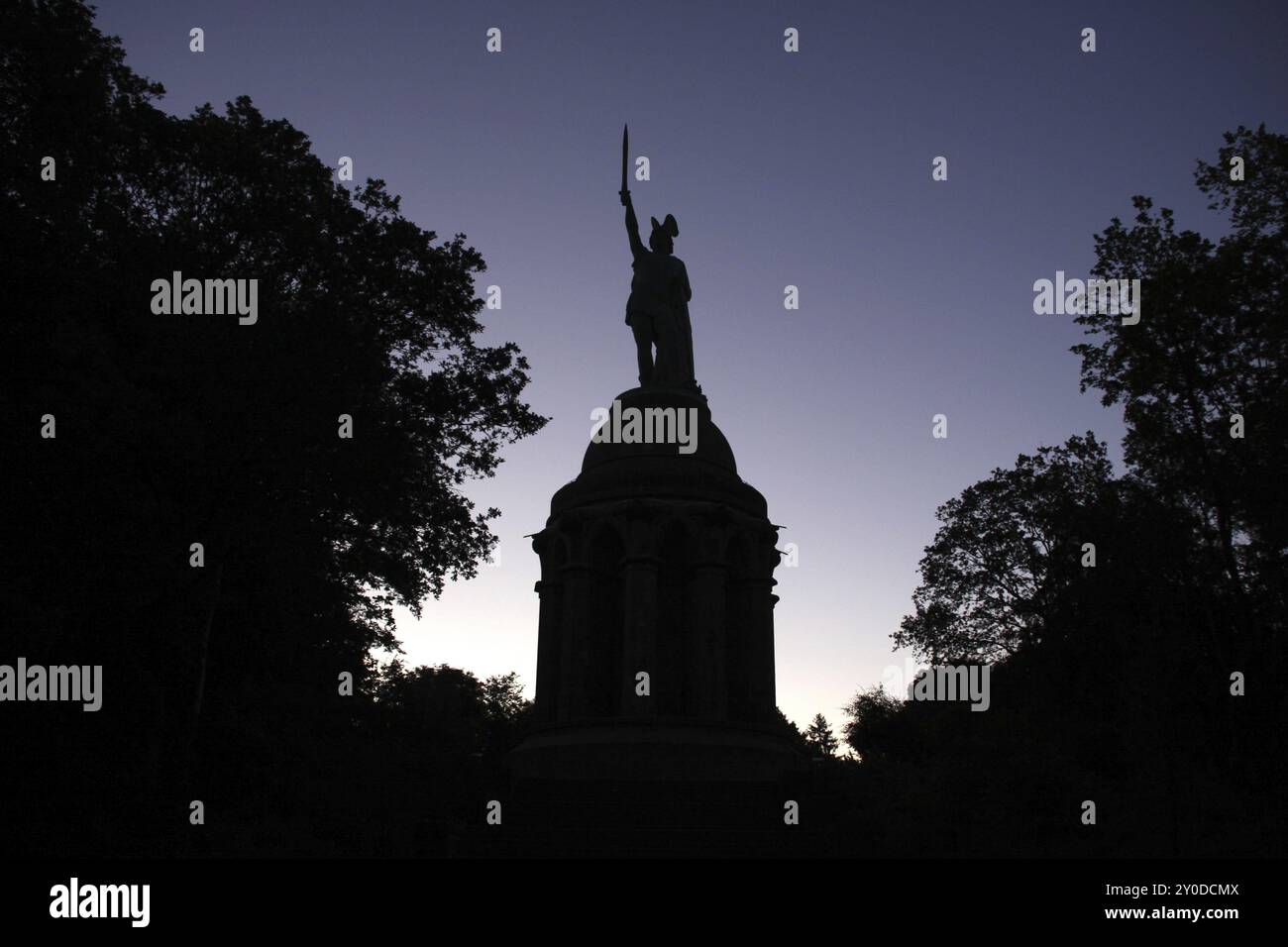 Hermann Monument at dawn Stock Photo - Alamy