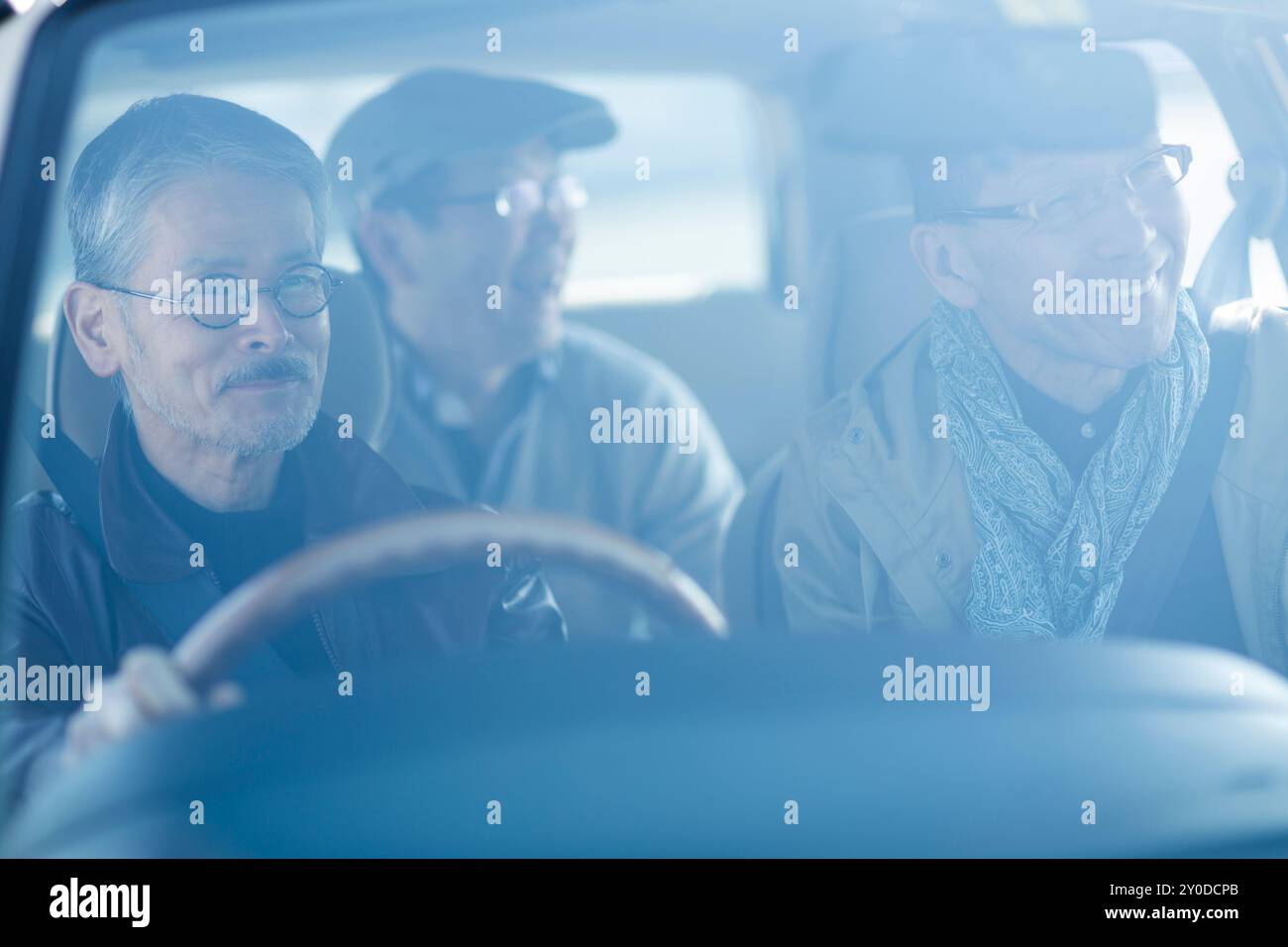Driving senior man Stock Photo - Alamy