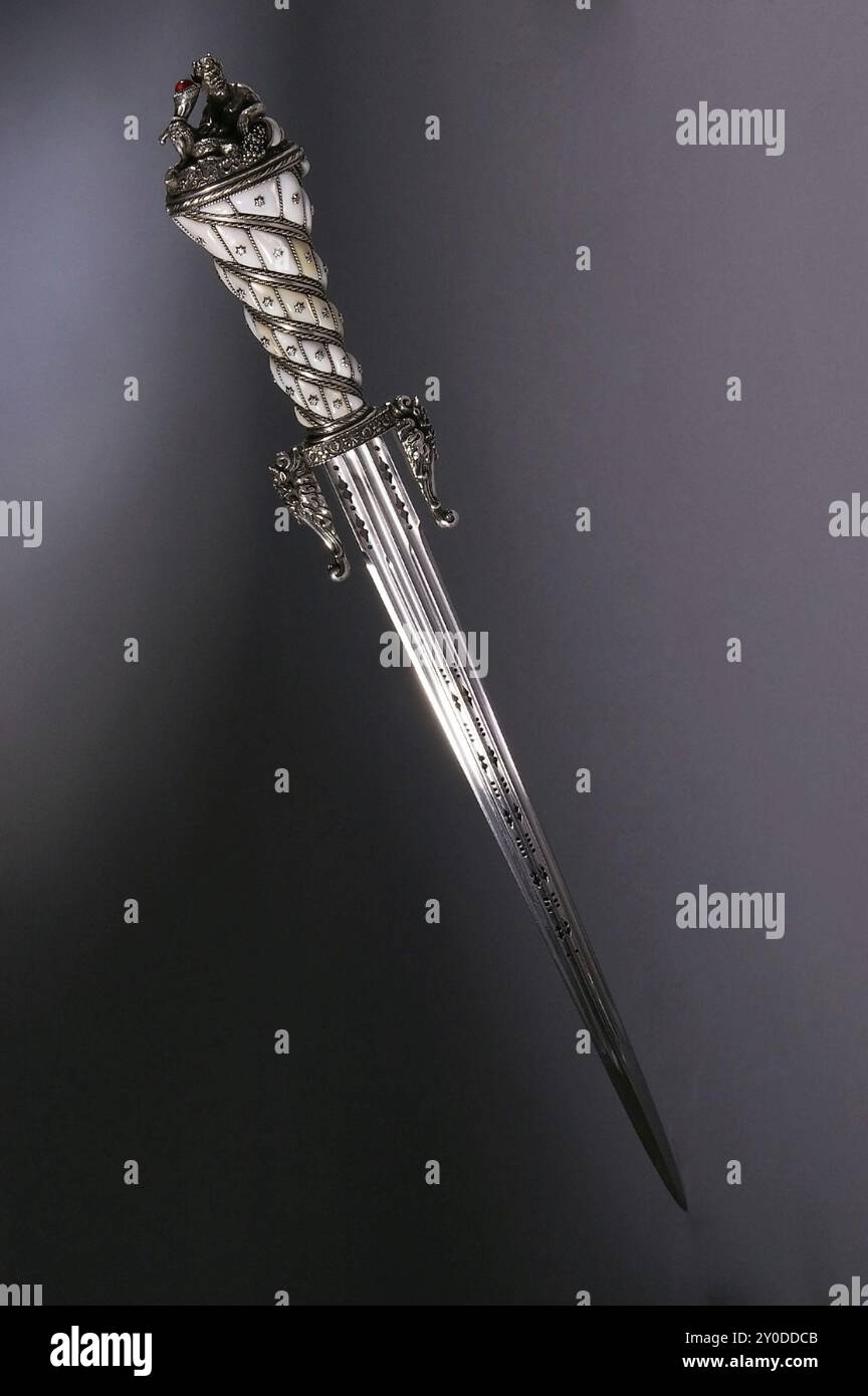 Medieval dagger. It was often used by pirates Stock Photo - Alamy