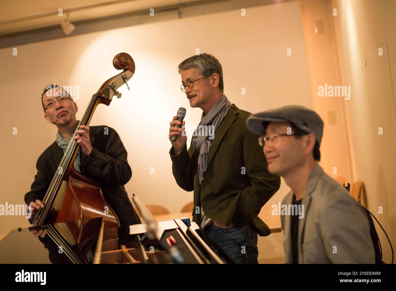 An elderly man playing an instrument Stock Photo - Alamy