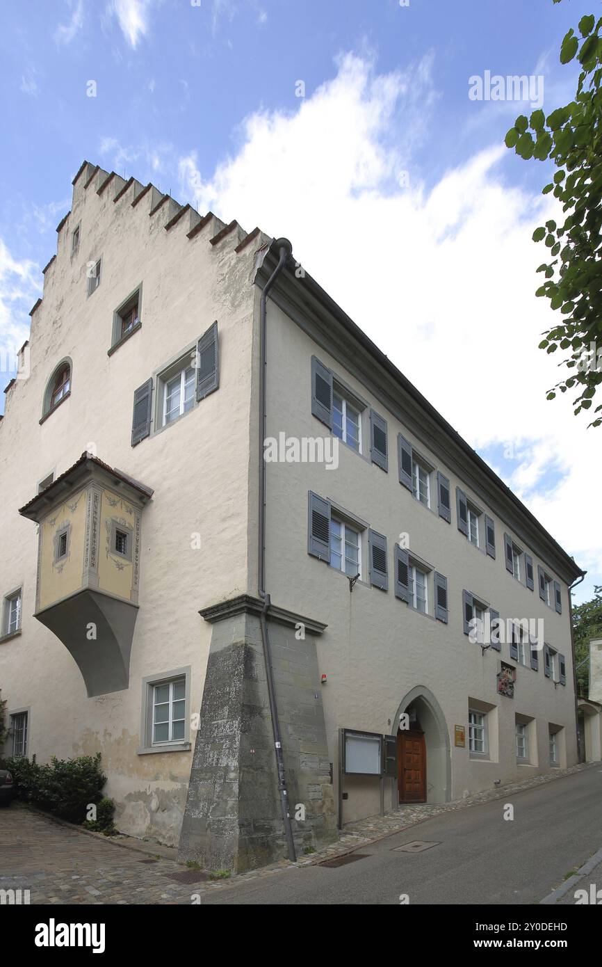 Music school building with oriel and stepped gable built 16th century ...