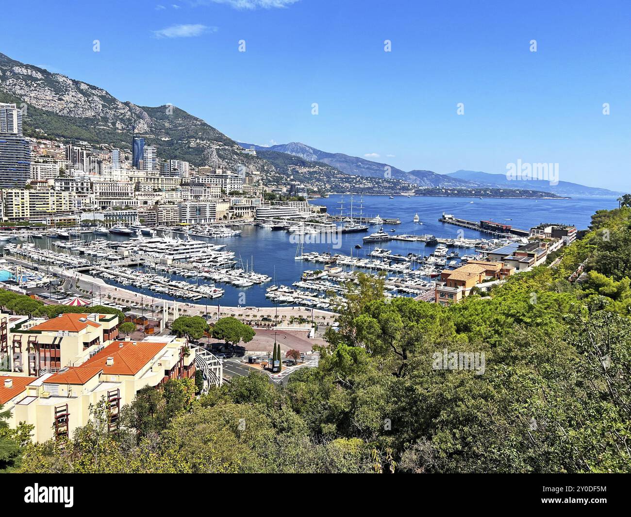 Harbour overview, Monaco, Europe Stock Photo - Alamy