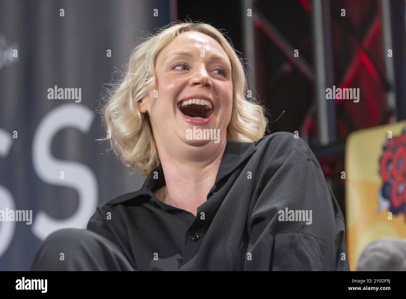 DORTMUND, GERMANY, December 1st 2018: Gwendoline Christie (*1978 ...