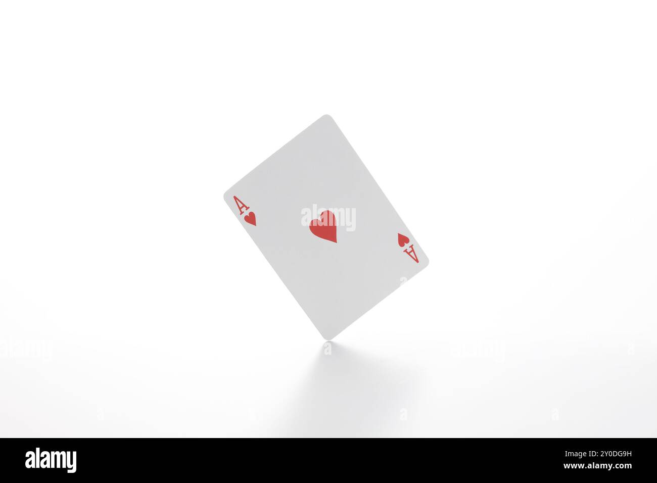 Free standing playing cards Stock Photo - Alamy