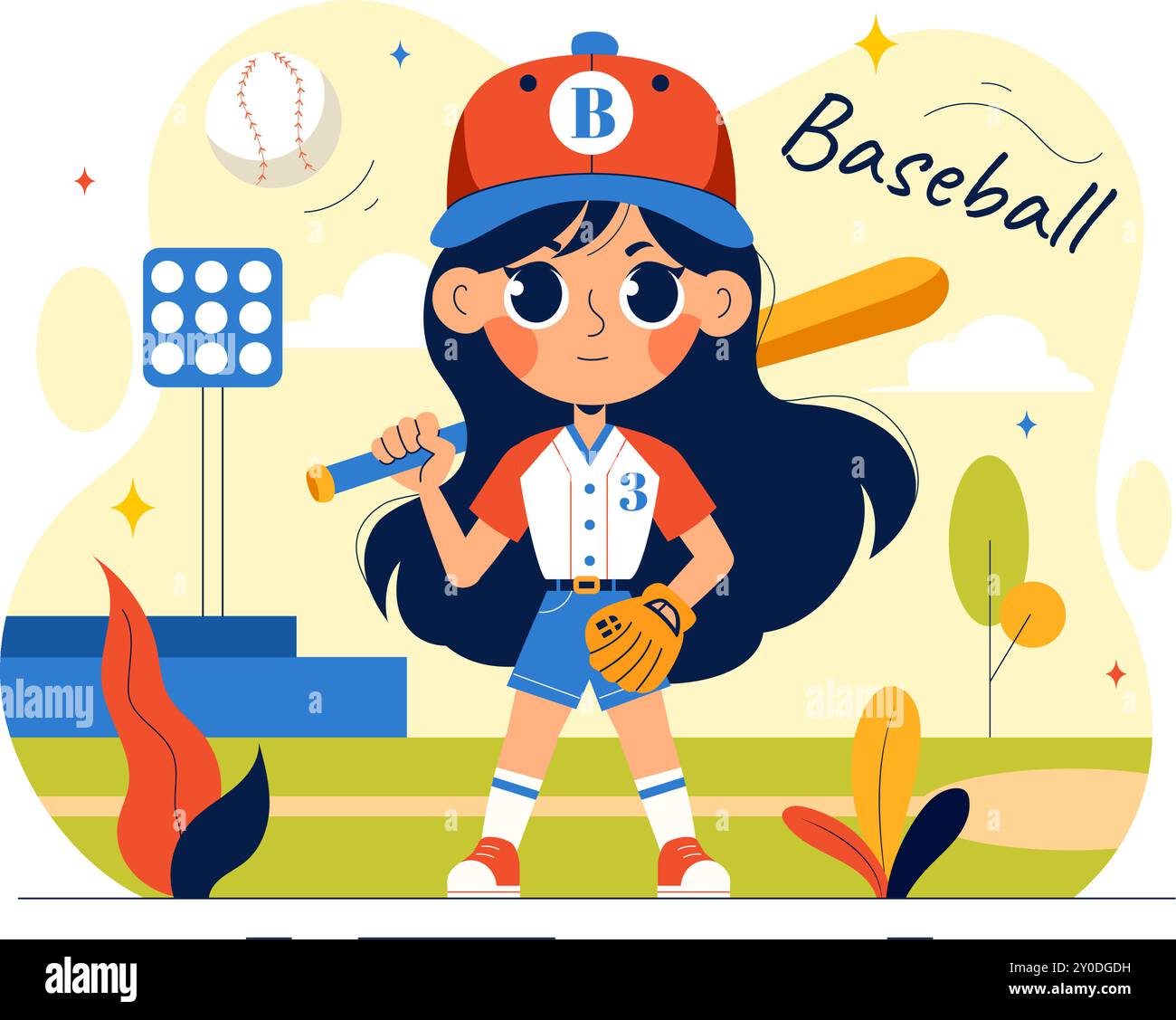 A Baseball Kids Player in Uniform is Throwing, Catching, or Hitting a ...