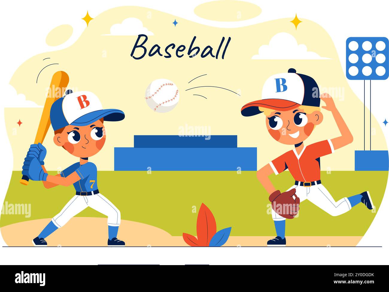 A Baseball Kids Player in Uniform is Throwing, Catching, or Hitting a ...