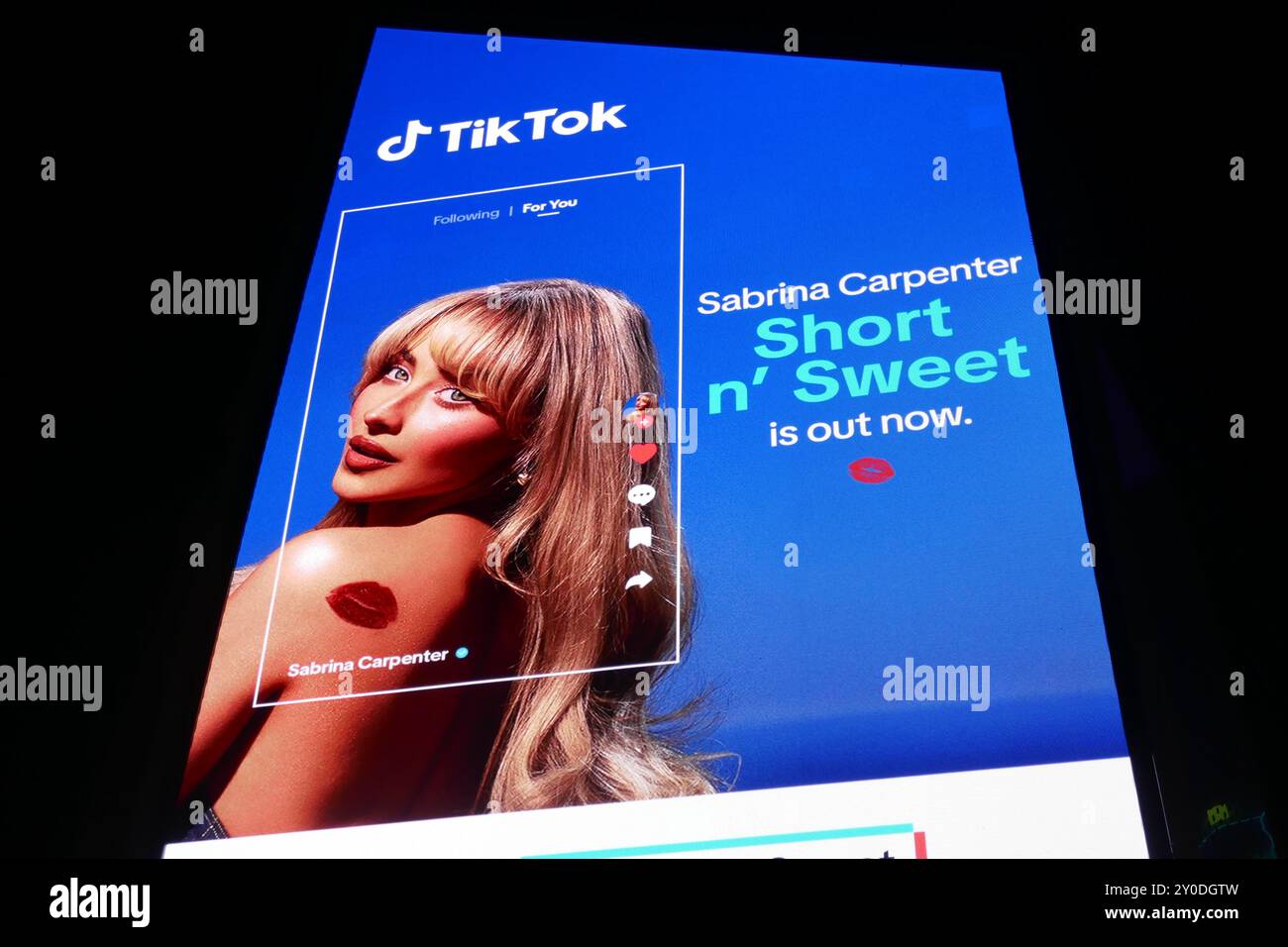 Los Angeles, California, USA 30th August 2024 Sabrina Carpenter Short N ...