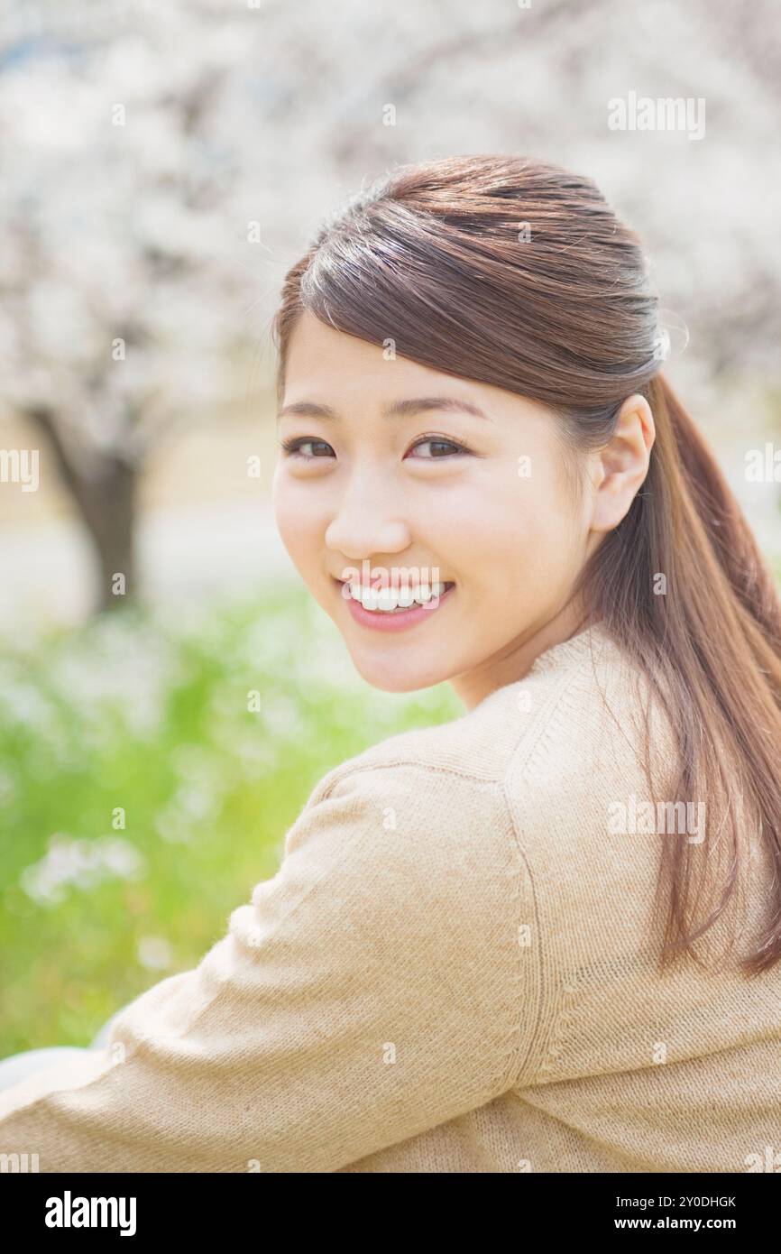 A smiling woman Stock Photo - Alamy