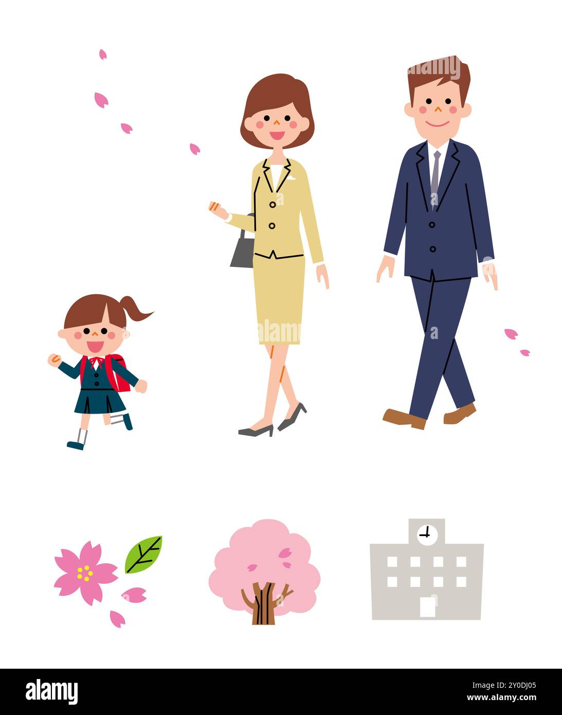 Family entrance Cut Out Stock Images & Pictures - Alamy