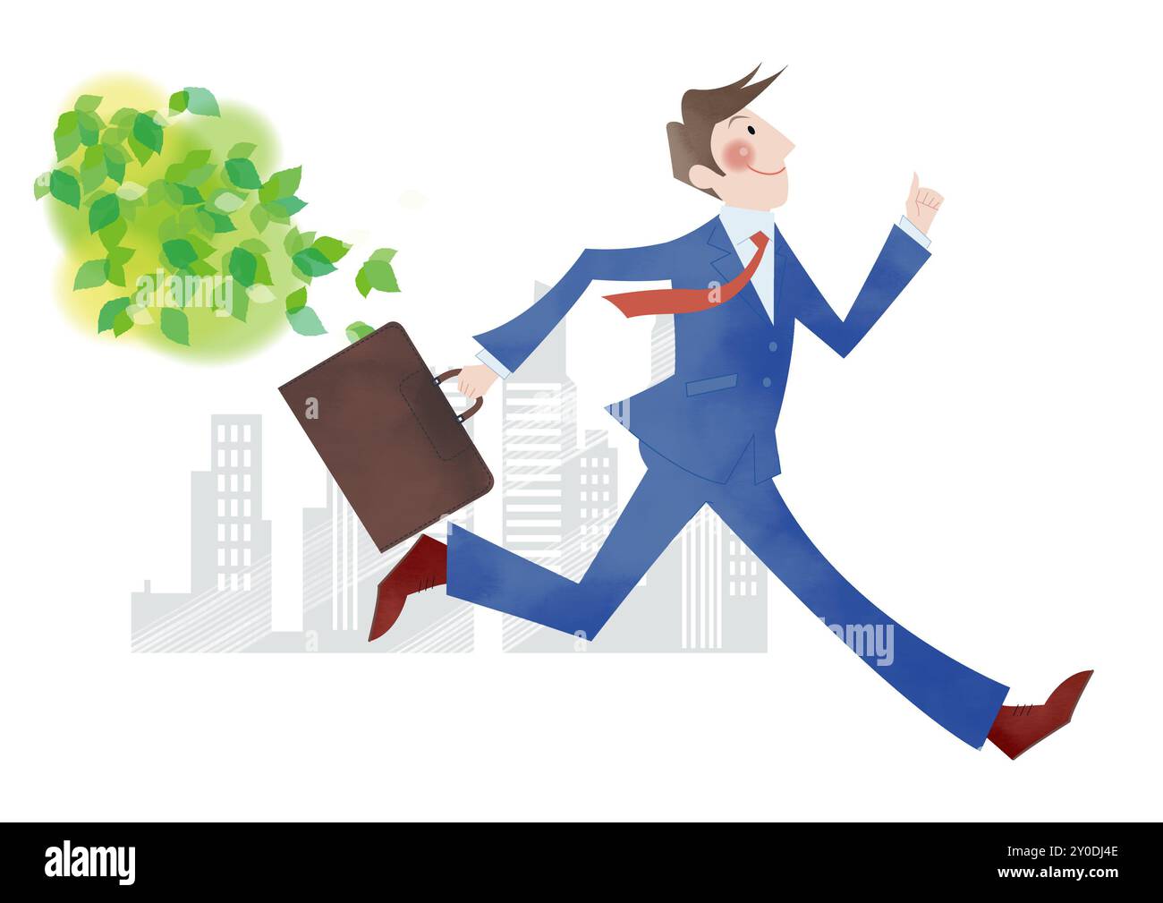 Commuting business people Cut Out Stock Images & Pictures - Alamy