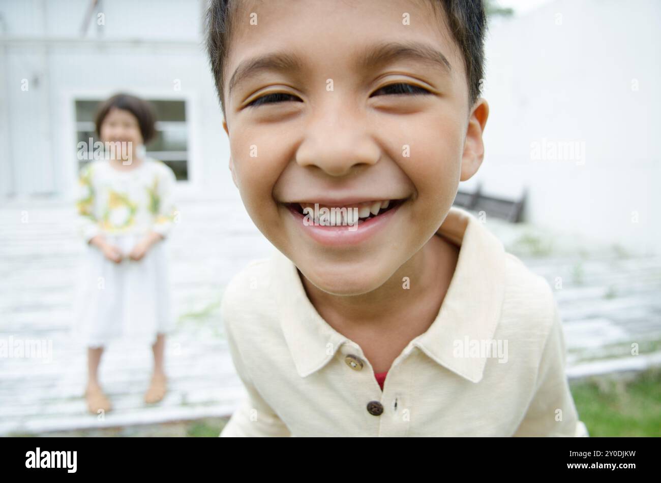 Children laughing merrily Stock Photo - Alamy