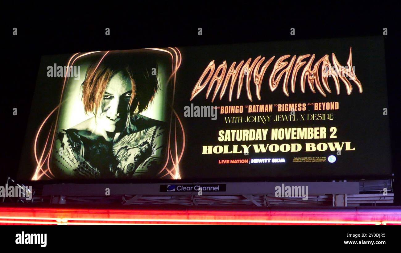 Los Angeles, California, USA 30th August 2024 Danny Elfman Hollywood ...